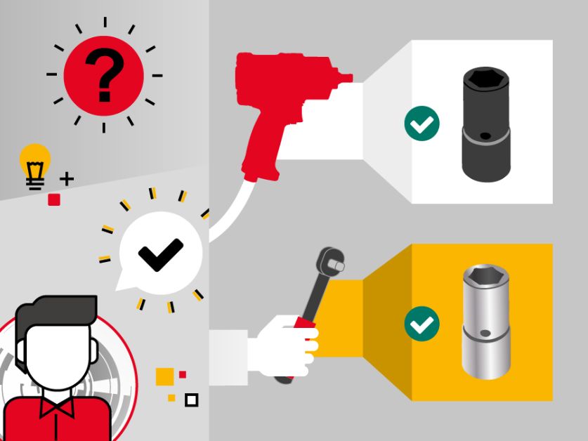¿Sabe qué vaso utilizar con su llave de impacto? - Chicago Pneumatic