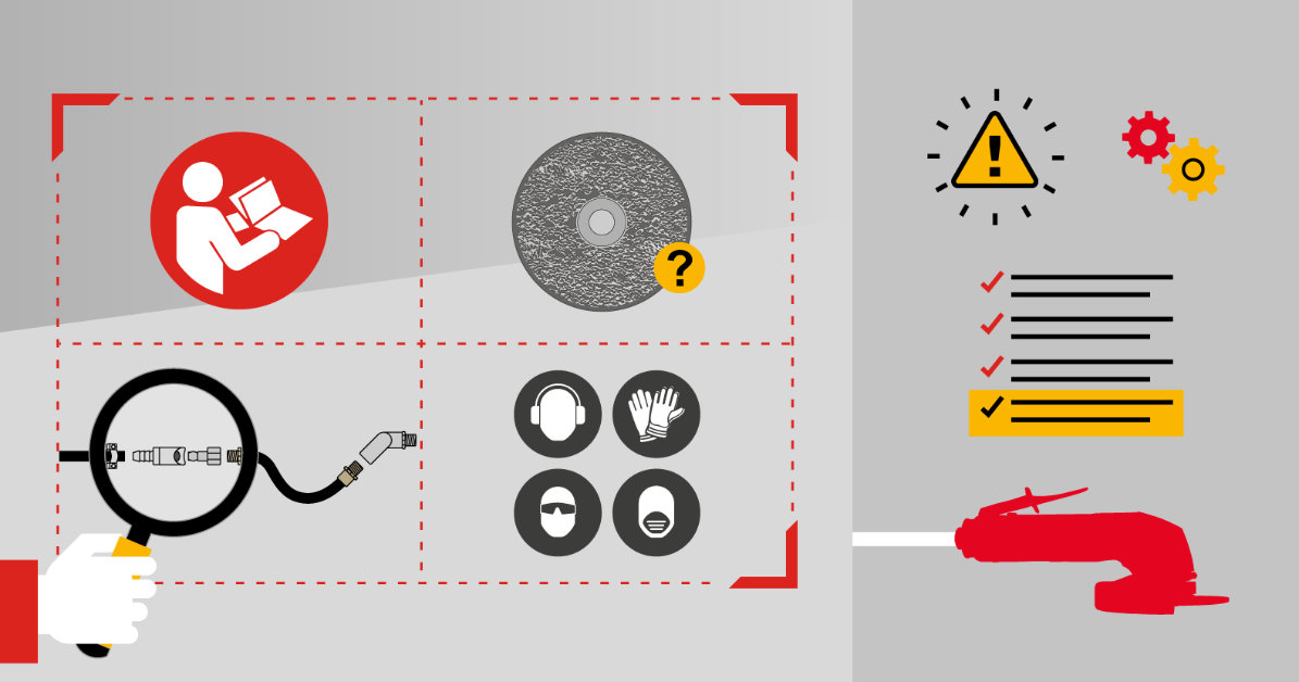 Grinder safety : know everything! - Chicago Pneumatic